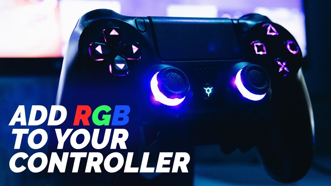 The Most Overkill PS4 Controller RGB Mod!