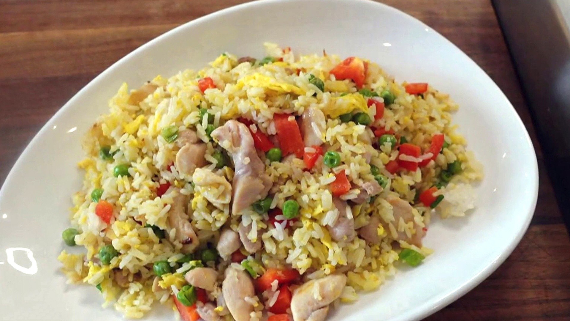 Egg fried rice with chicken: Get Jet Tila's recipe!
