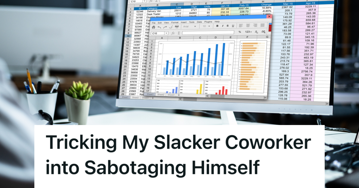 Lazy Coworker Kept Dumping His Work On A Colleague, But A Sabotaged ...