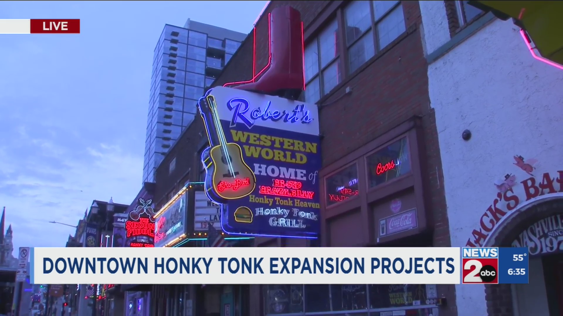 Improvements coming to Nashville honky tonks