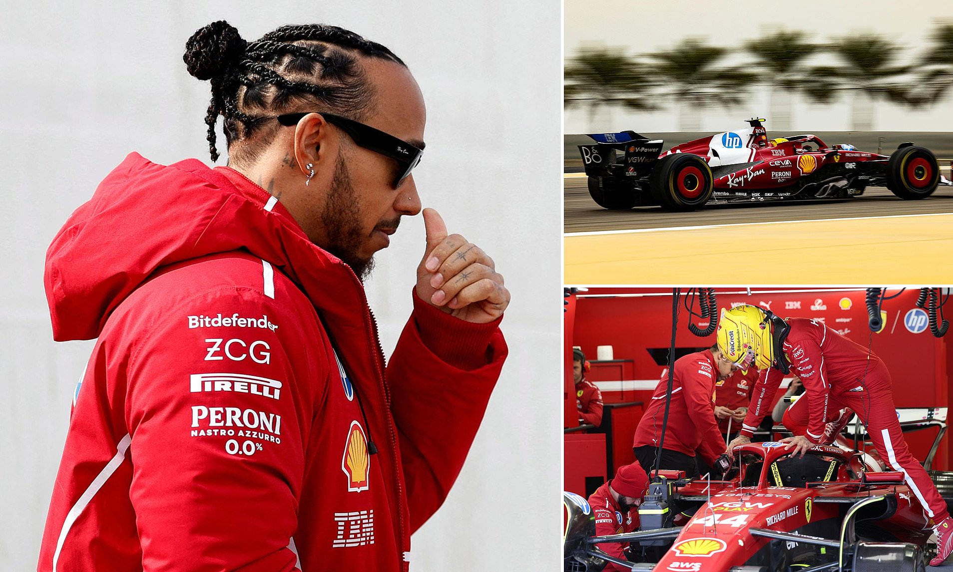 Lewis Hamilton finishes top of a session for the first time in a ...