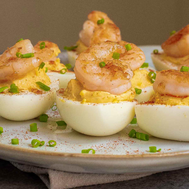 Cajun Deviled Eggs and Shrimp: Your New Potluck Favorite