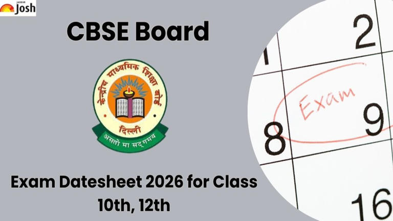 CBSE Board Date Sheet 2026: Class 10th, 12th Indicative Time Table, Download Official Notice PDF
