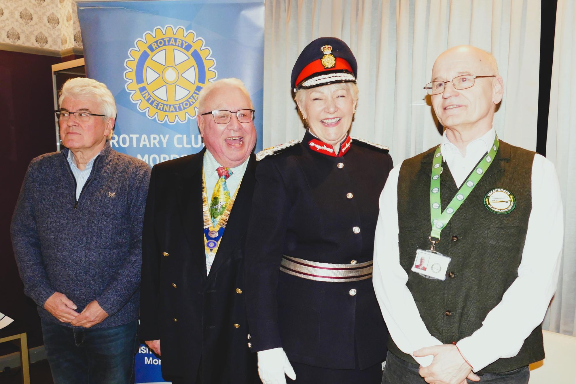 Morpeth Rotary Club welcomes Lord Lieutenant of Northumberland to ...