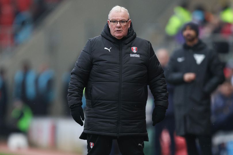 Steve Evans plays down relegation battle possibility ahead of Rotherham ...