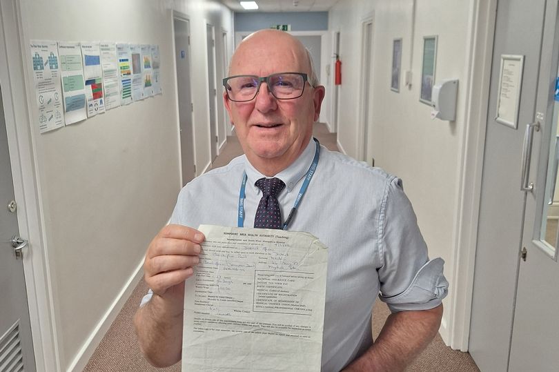 50 years in NHS: How Chris climbed from “bottom rung of ladder' to ...