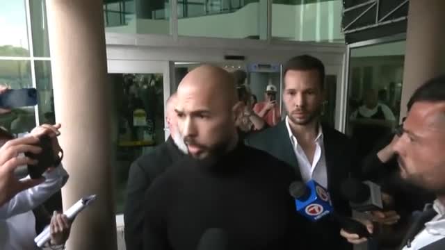 Andrew Tate breaks silence as brothers arrive in Florida after travel ...