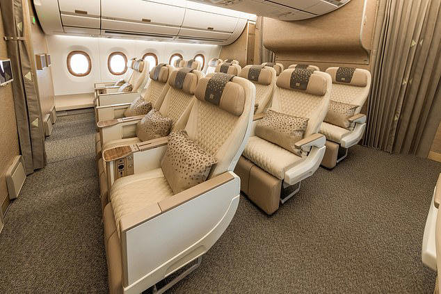 Double beds, lounges and showers: The incredible cabins of the airlines ...