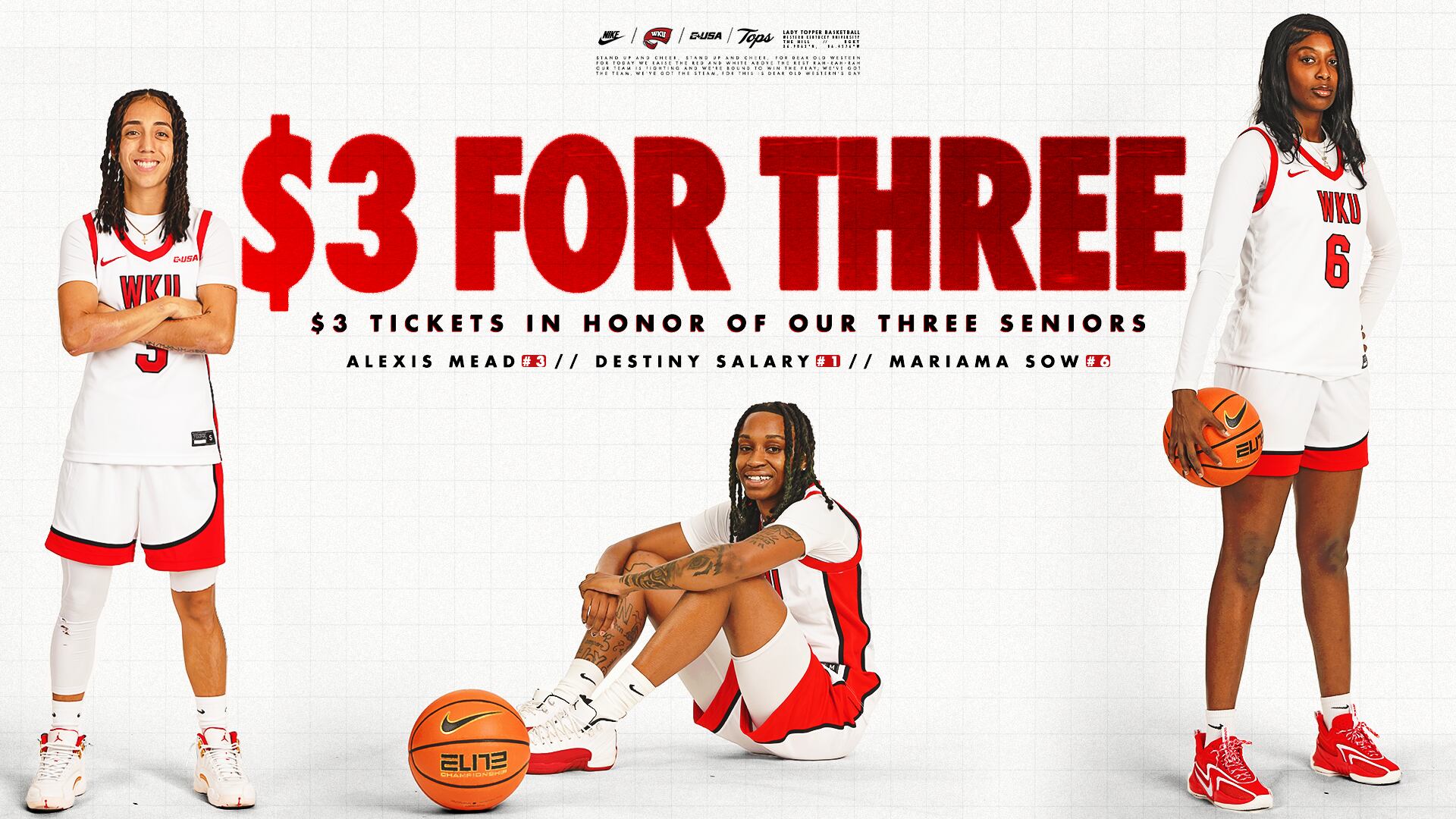 WKU announces ticket deal for upcoming Lady Toppers game