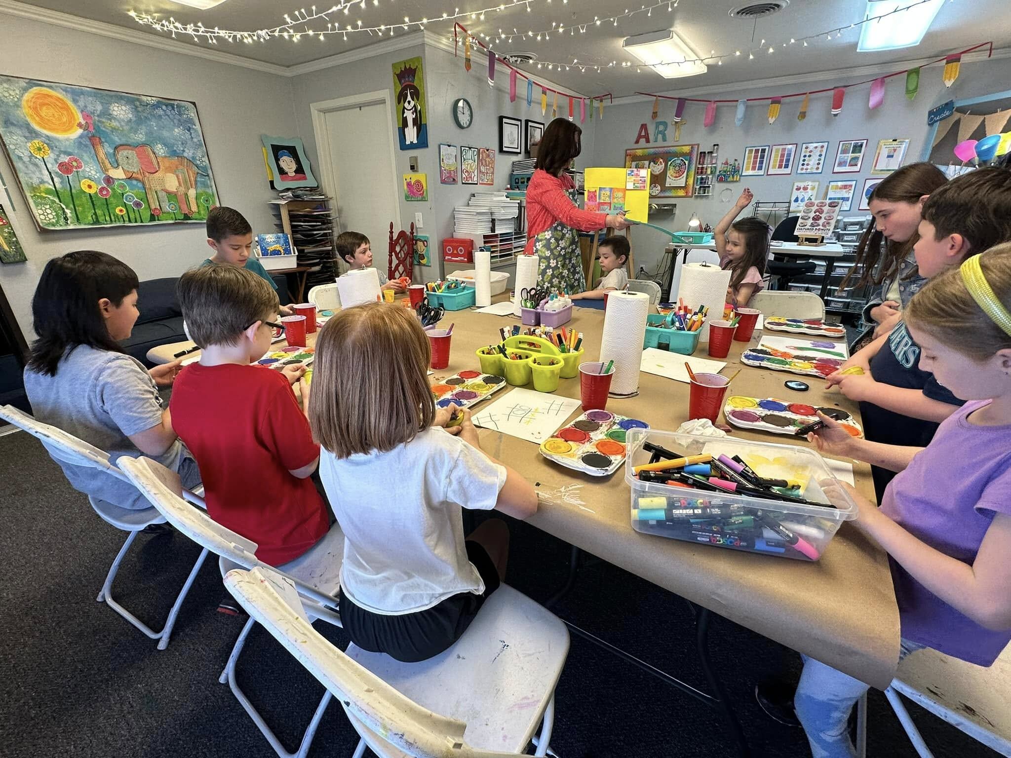 The Dandelion Studio in Amarillo encouraging kids to have fun through art