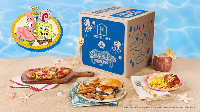 SpongeBob is inspiring your next meal from Home Chef in March