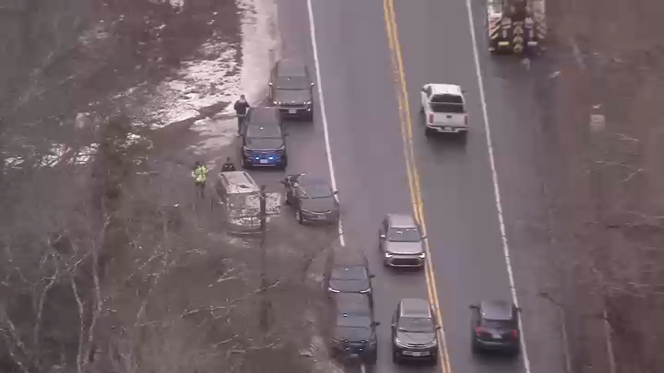 Police search for person who fled truck's traffic stop in Dedham