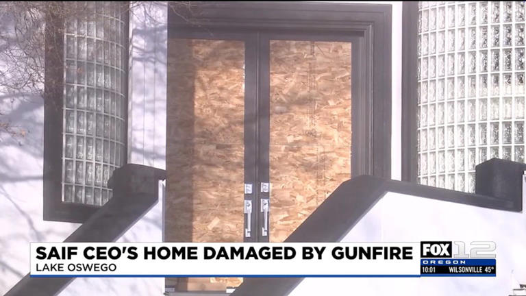 Hooded gunman shoots up Oregon home of SAIF CEO — who recently received ...
