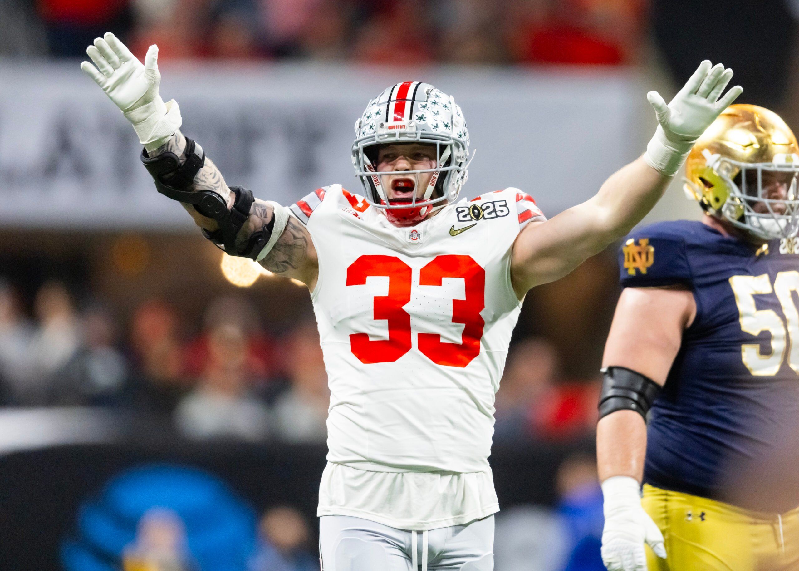 Giants met with exciting Ohio State pass rusher at NFL Scouting Combine