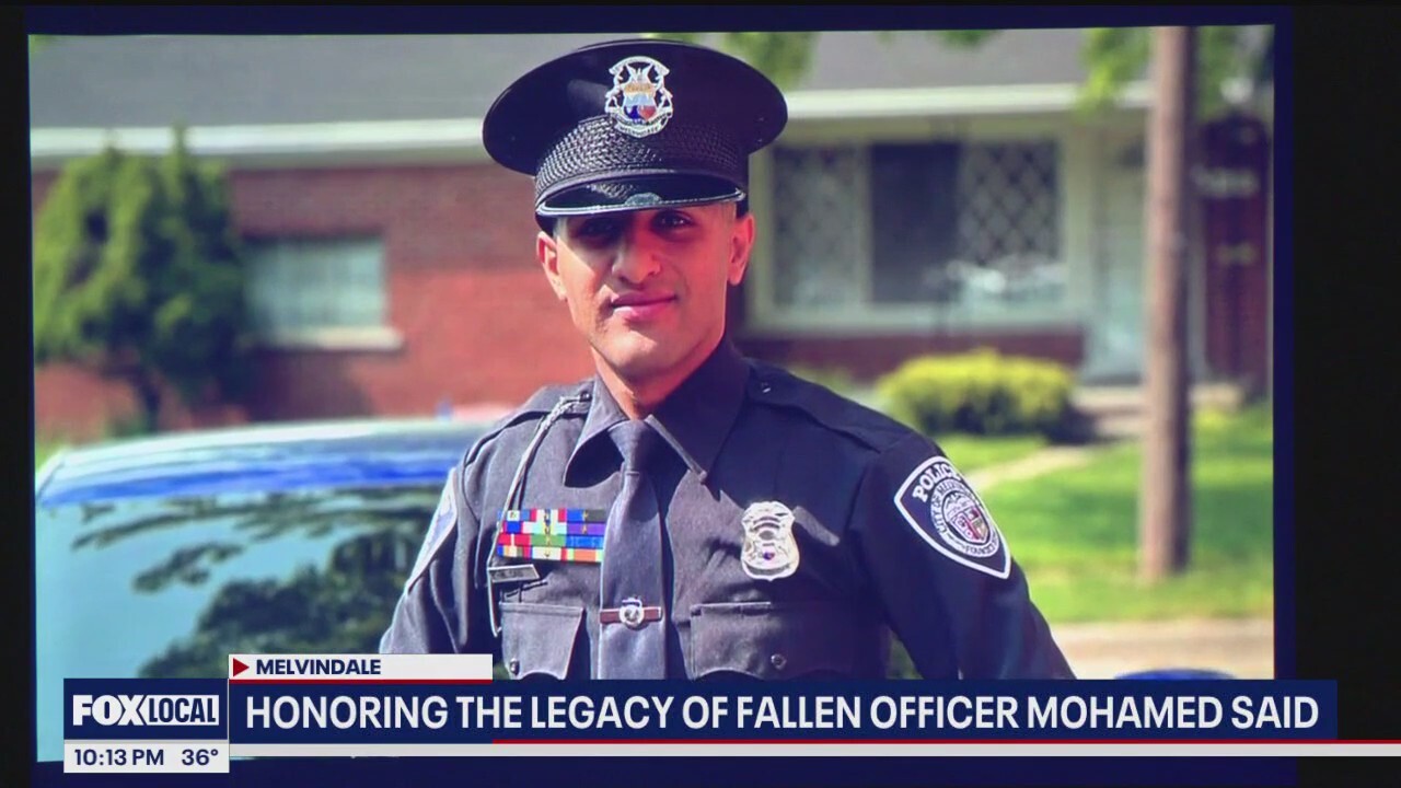 Killed Melvindale officer Mohammed Said honored