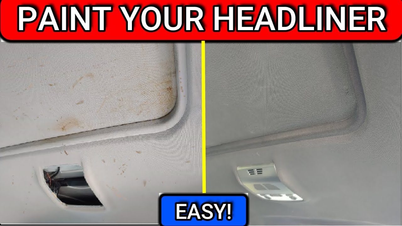 Easy Headliner Makeover – No Reupholstering Needed!