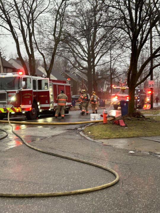 Students escape school bus fire in Cleveland Heights