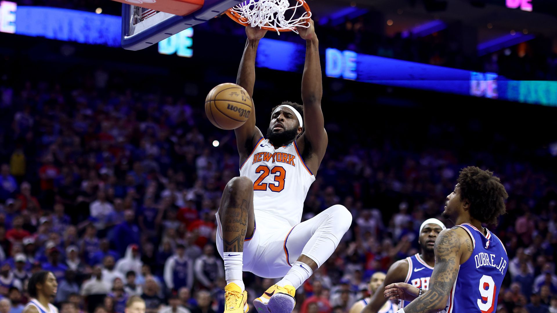 With Mitchell Robinson returning, who goes?