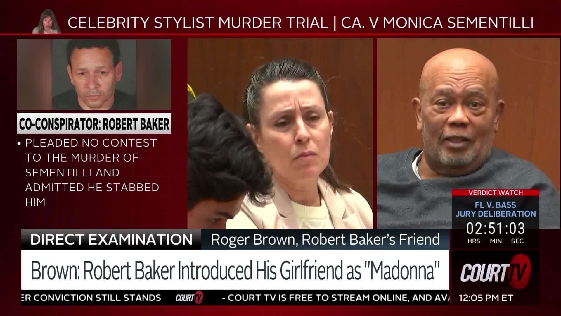 Witness: Robert Baker Introduced Monica Sementilli as ‘Madonna’