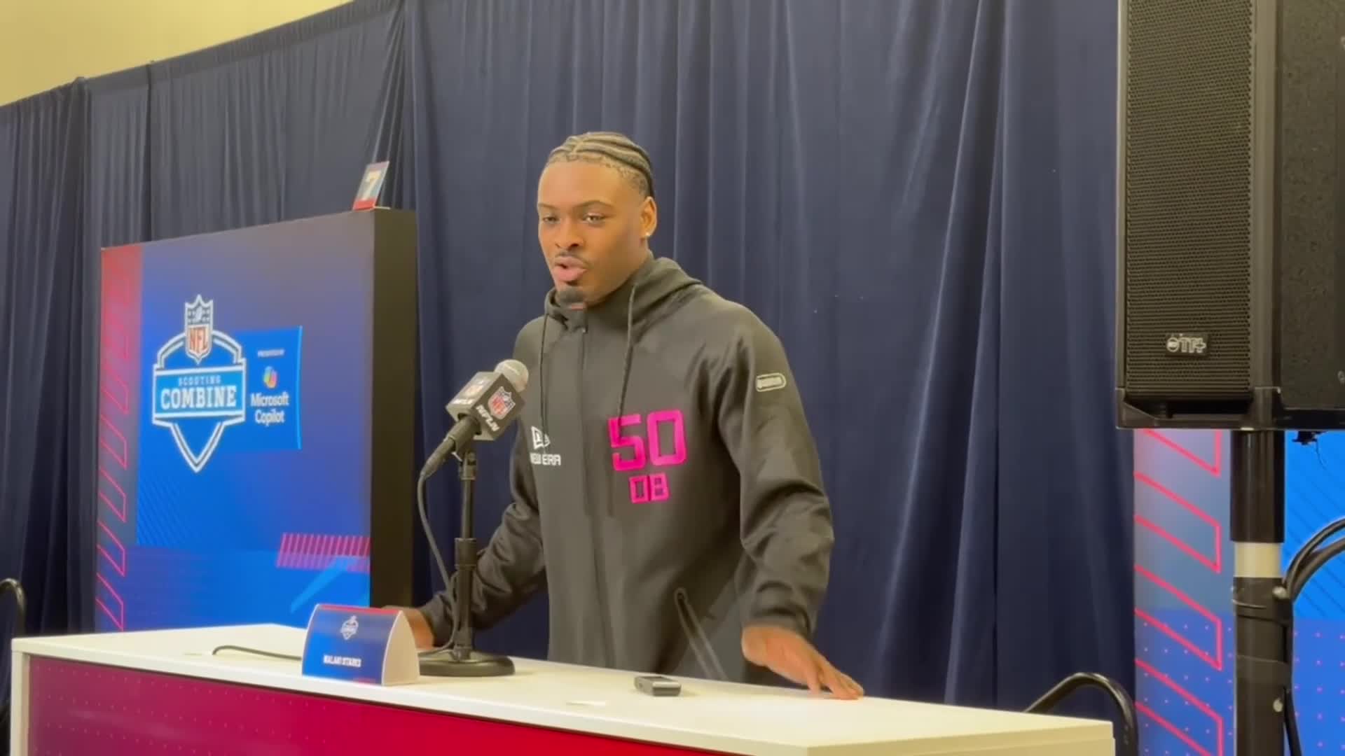 UGA S Malaki Starks discusses his former teammates, and current ...