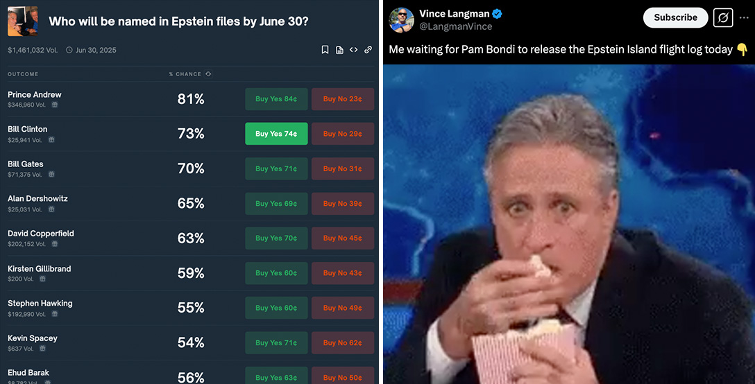 Memes and Tweets In Anticipation of the Epstein List Dropping..... Maybe