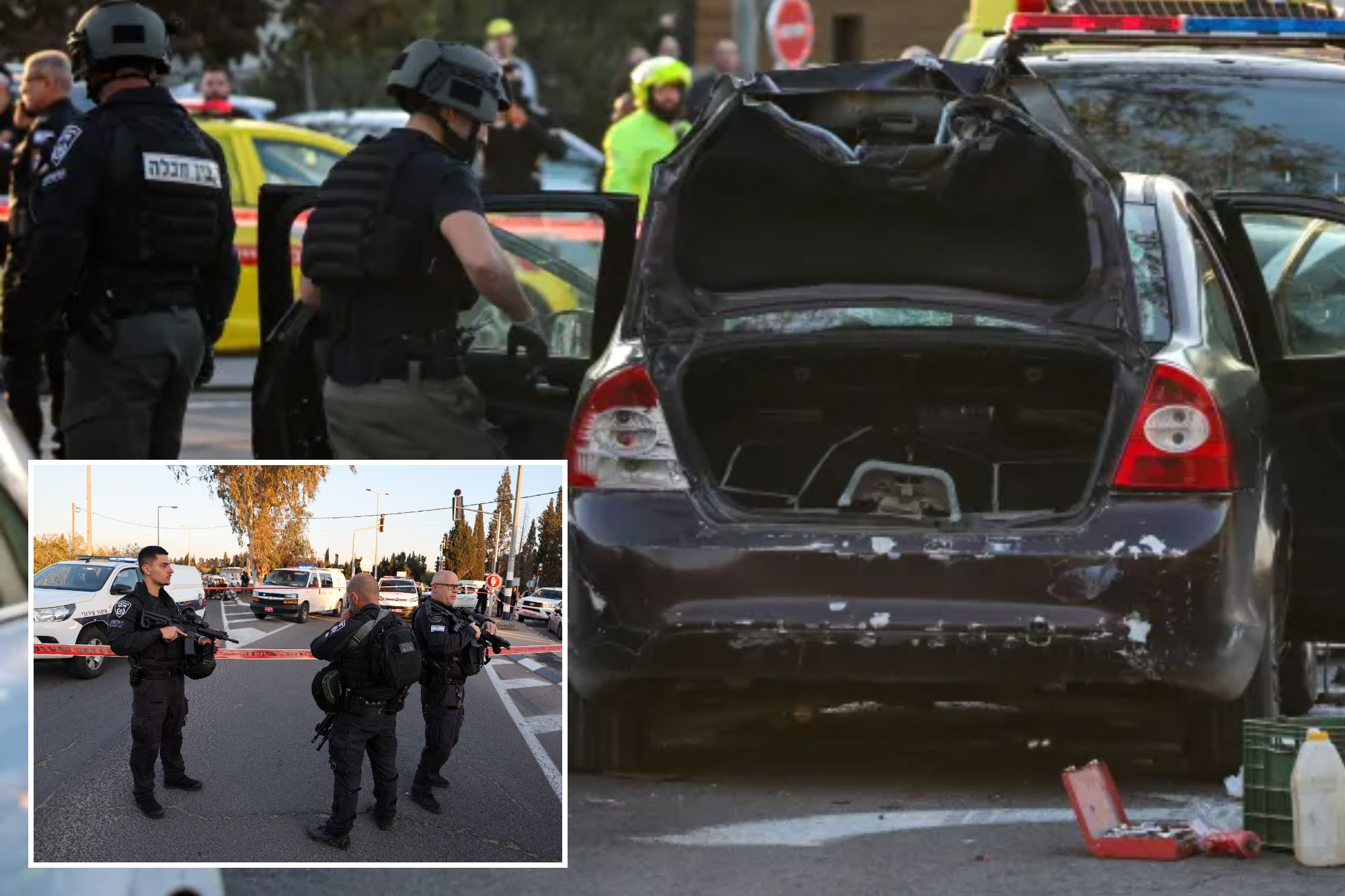 13 wounded in suspected terror attack in Israel after car rams into bus ...