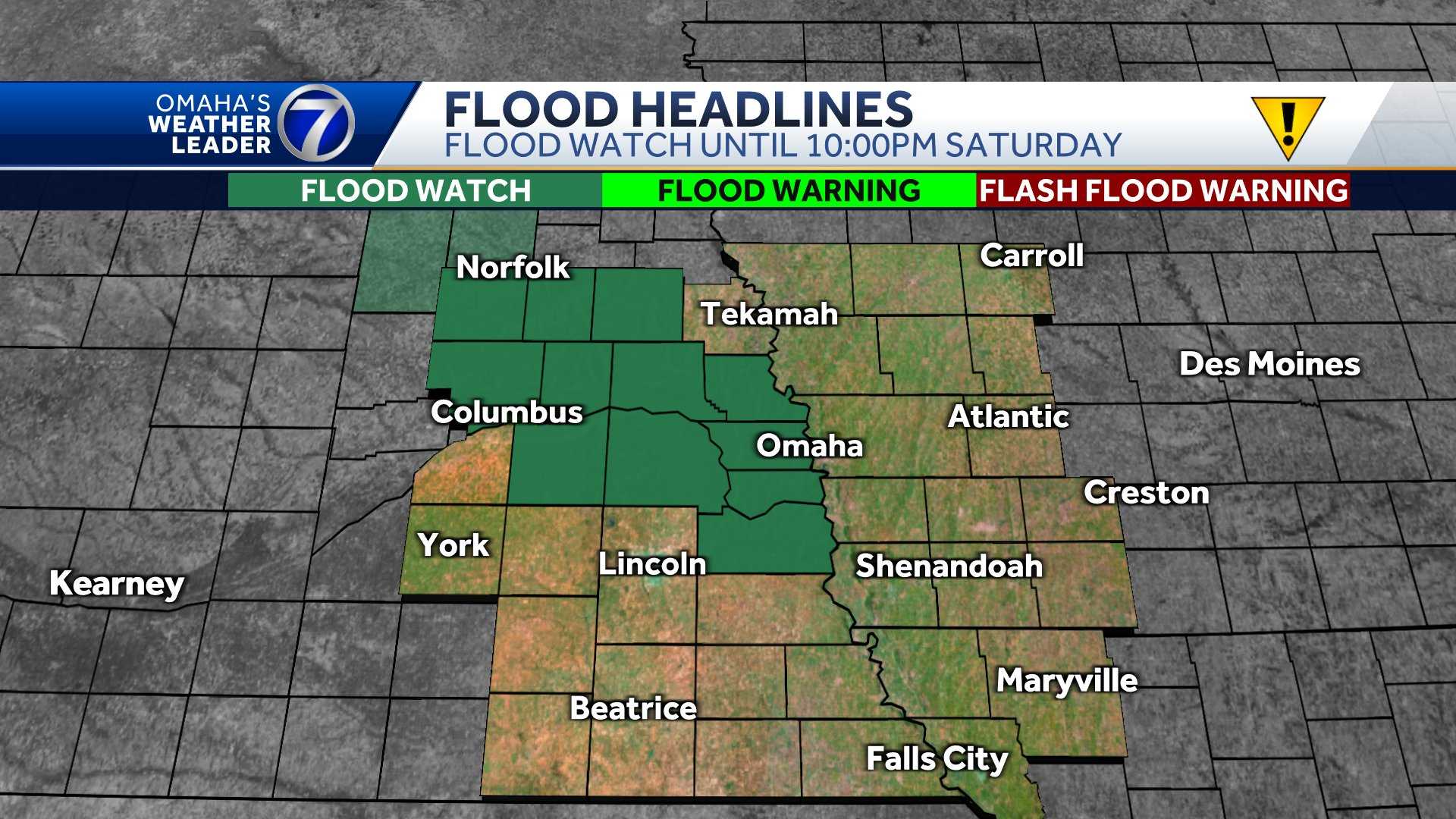 Minor flooding reported along Loup River near Columbus