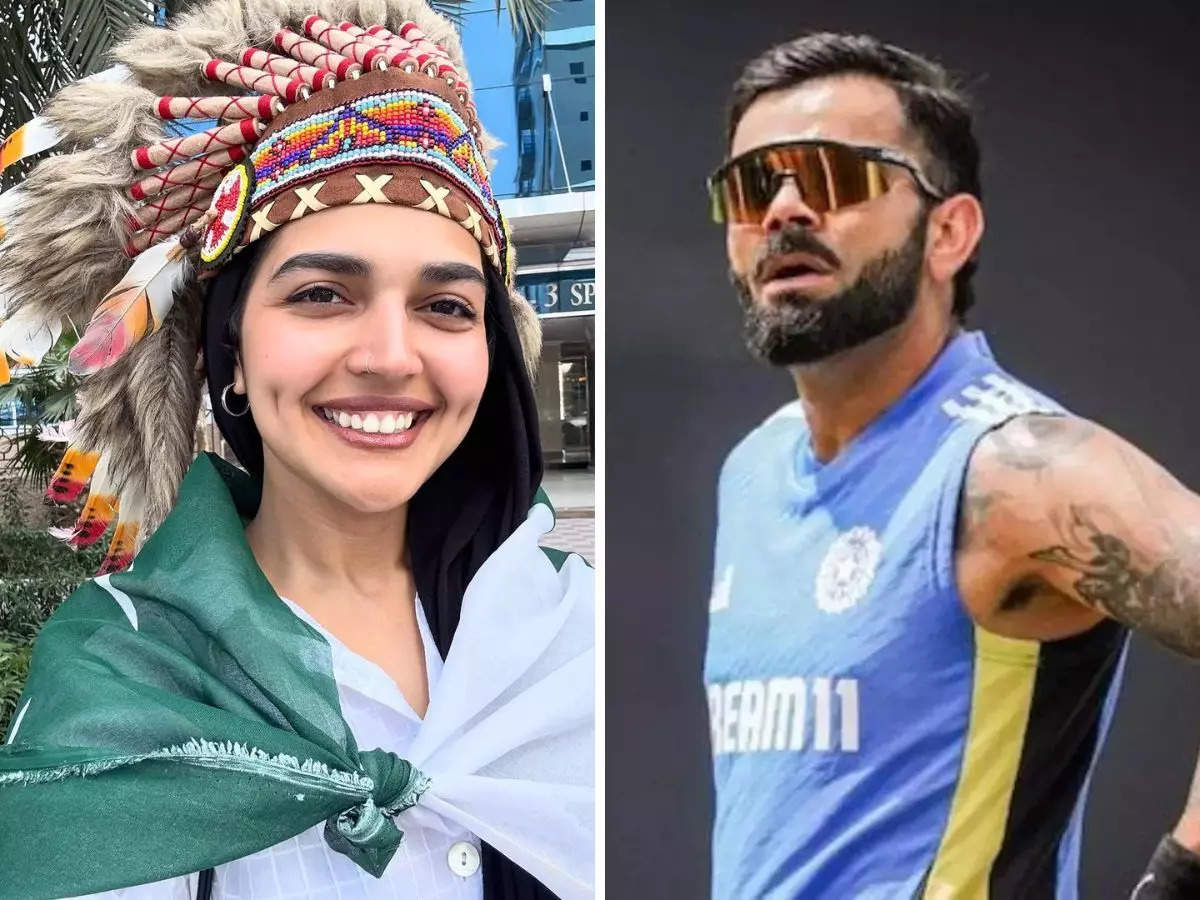 Pakistani Virat Kohli fan goes viral. Netizens think she looks like ...