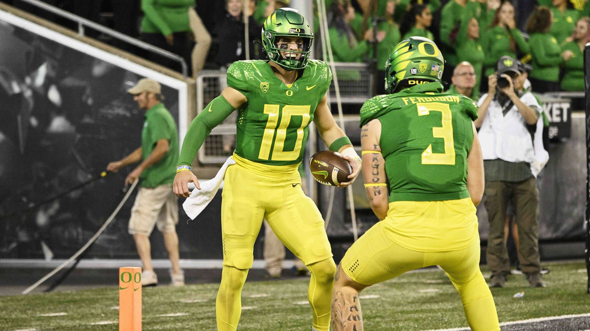 Broncos had a formal interview with Oregon TE Terrance Ferguson