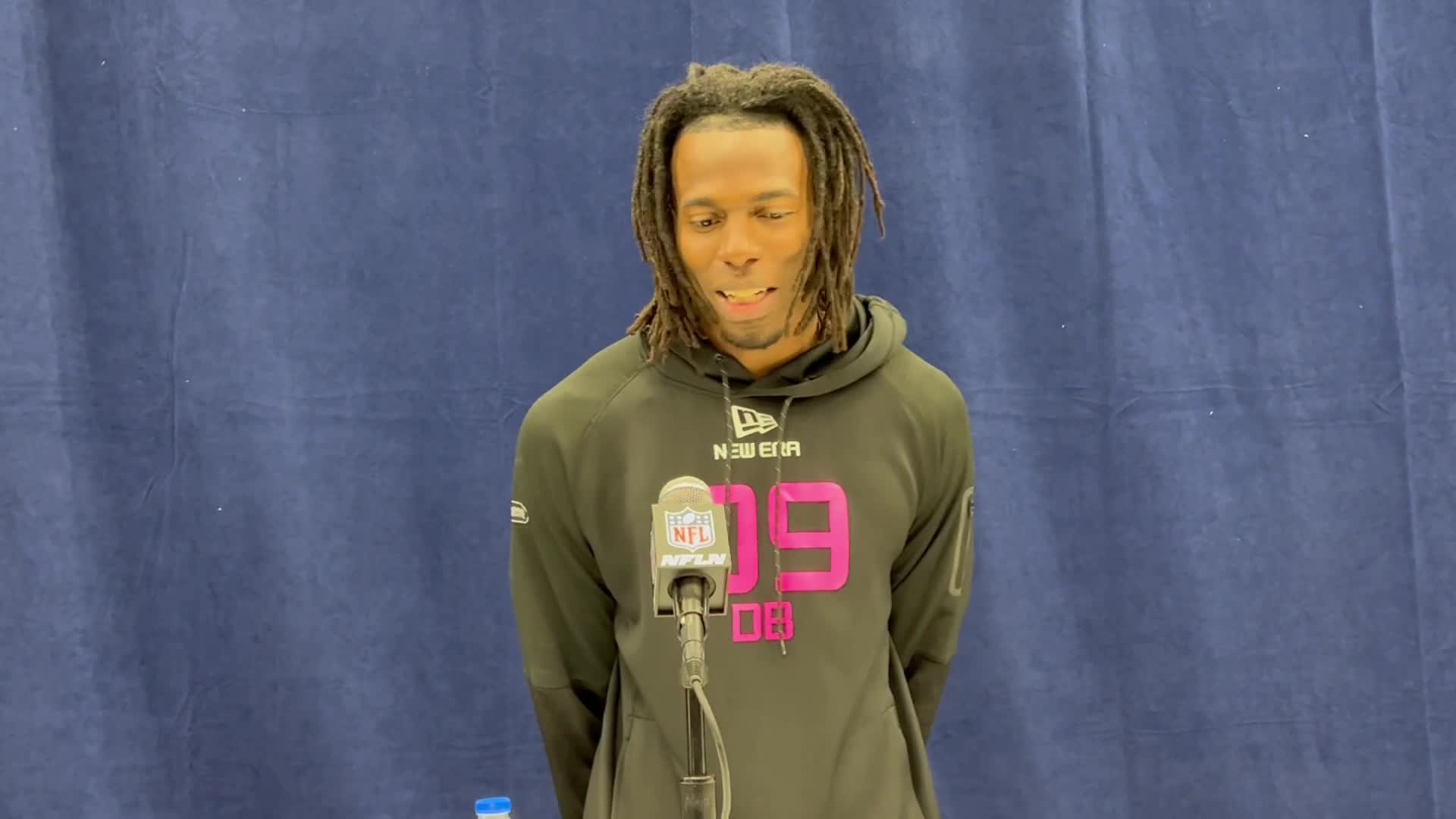 UTSA Cornerback Zah Frazier Speaks At The 2025 NFL Combine