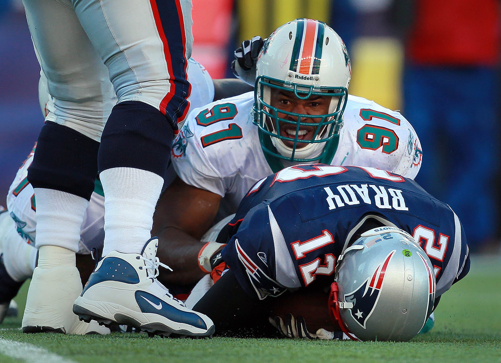 Who has the NFL combine vertical leap record?