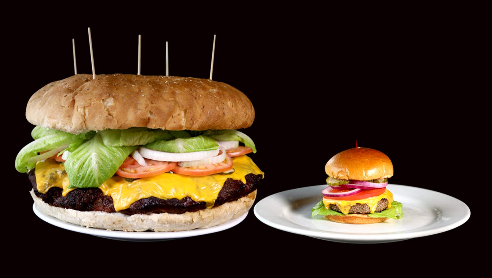 Monster 10-pound burger costs $40 — but if you eat it all, you get $100 ...