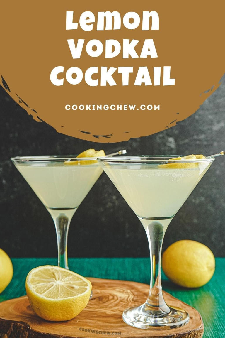 Zesty Lemon Vodka Cocktail You Can’t Resist
