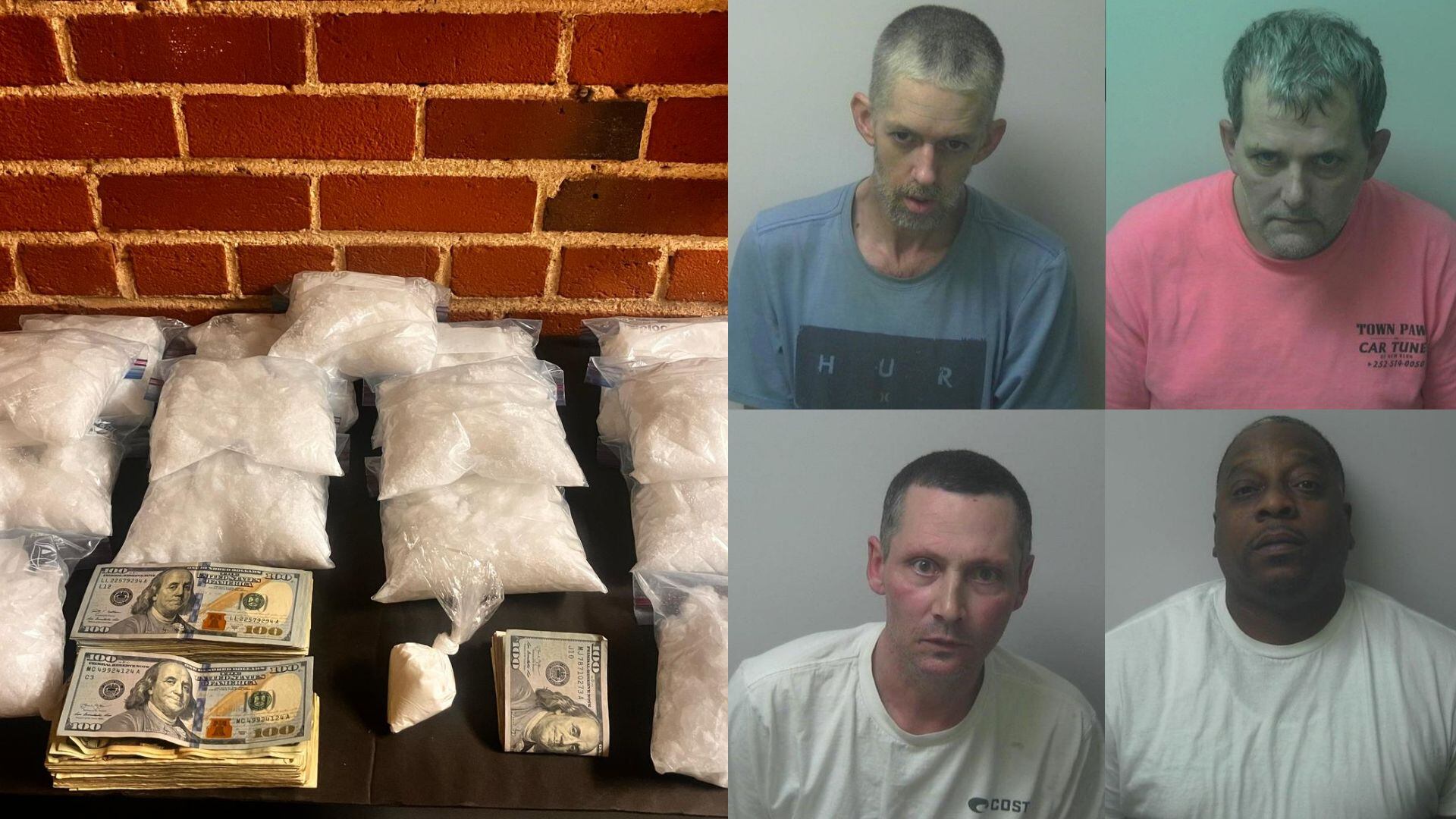 More than 14 pounds of crystal meth seized in Beaufort County drug raid
