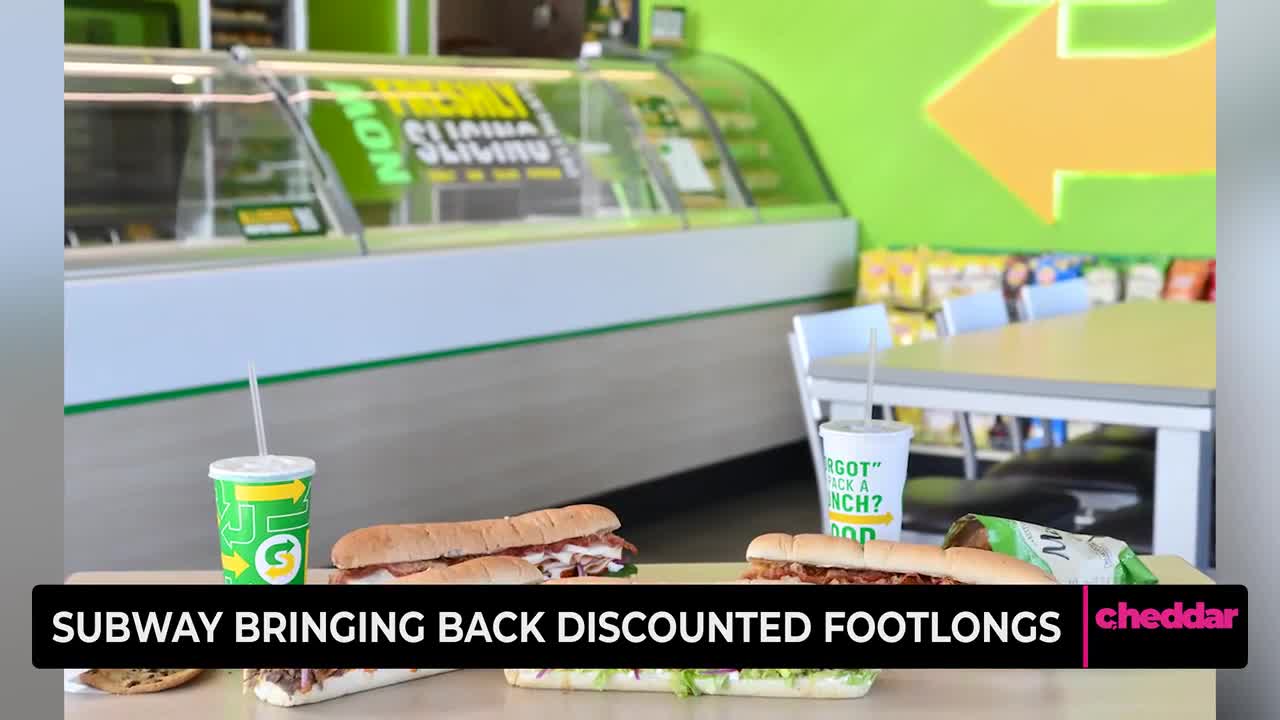 Subway Bringing Back Discounted Footlongs
