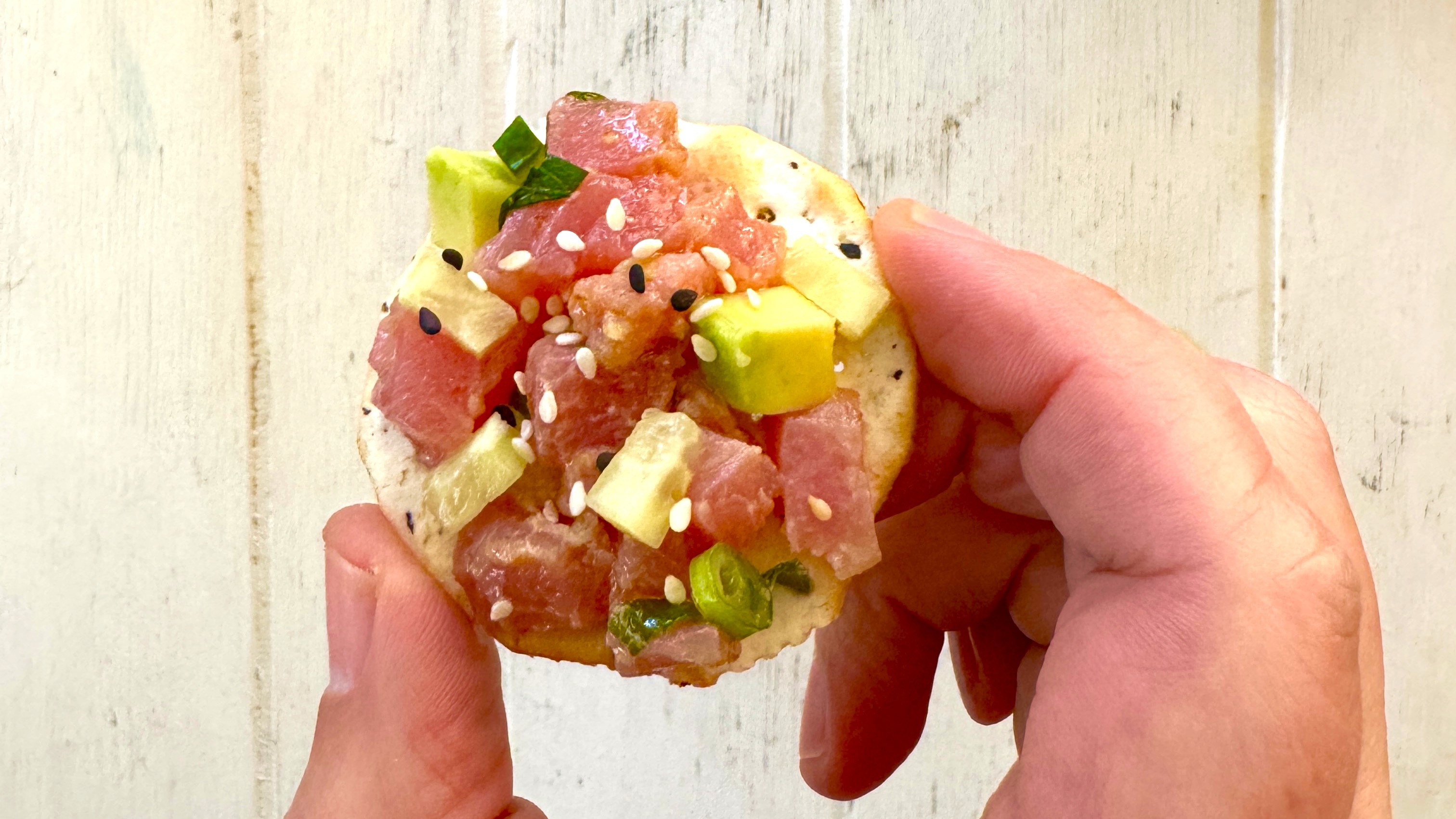 This tuna ceviche is the first appetizer devoured at every party