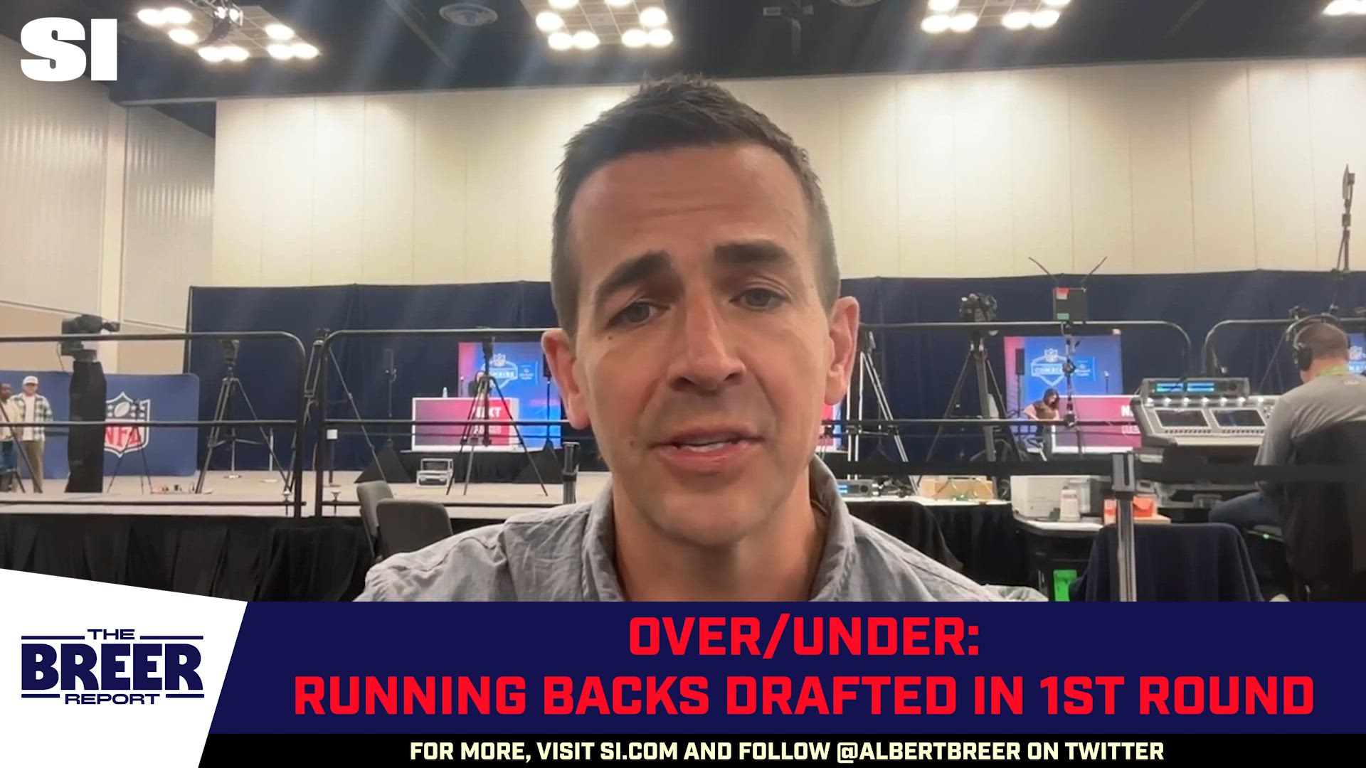Albert Breer Gives over/under on Round 1 Running Backs