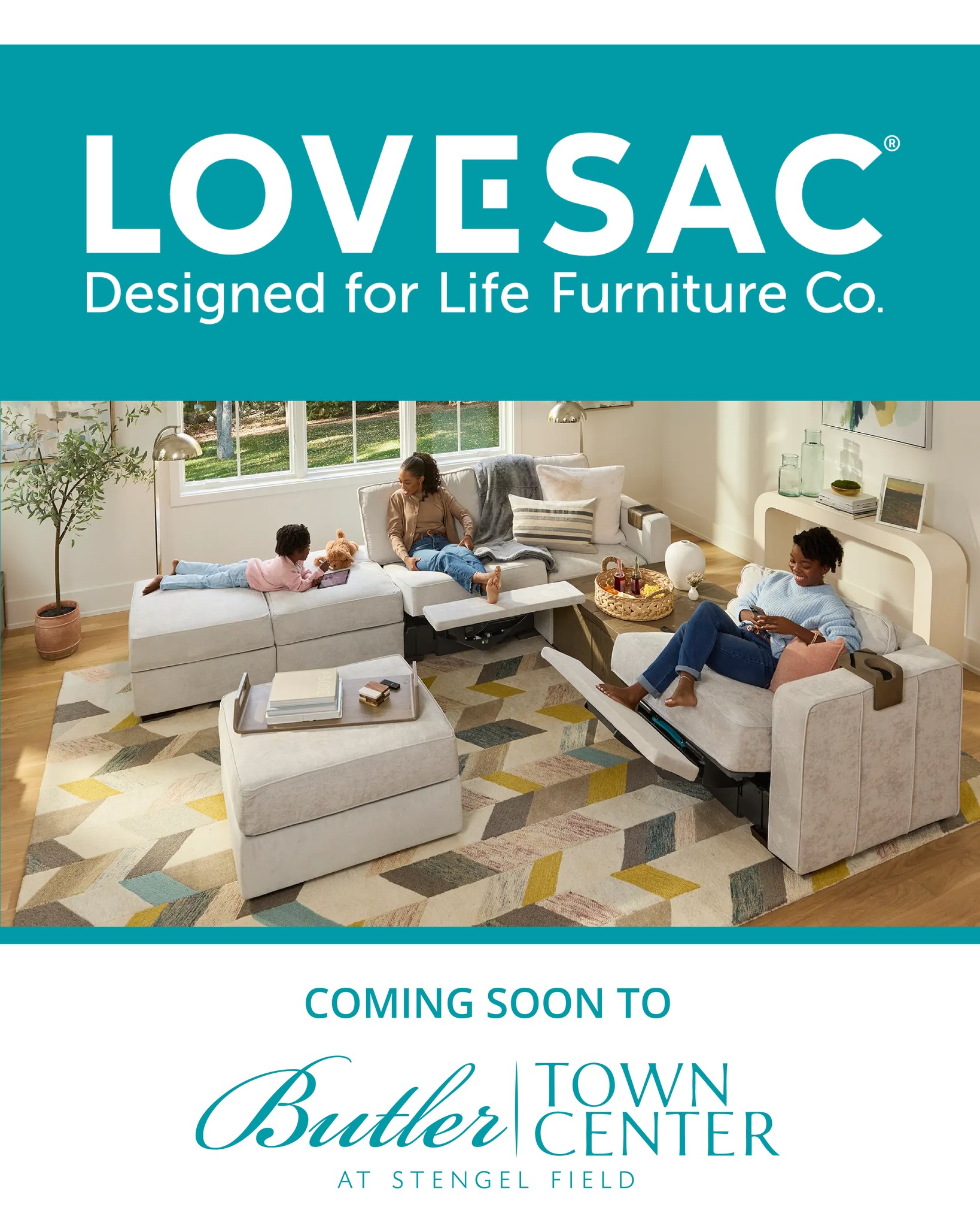 Lovesac expands showroom presence in Butler Town Center
