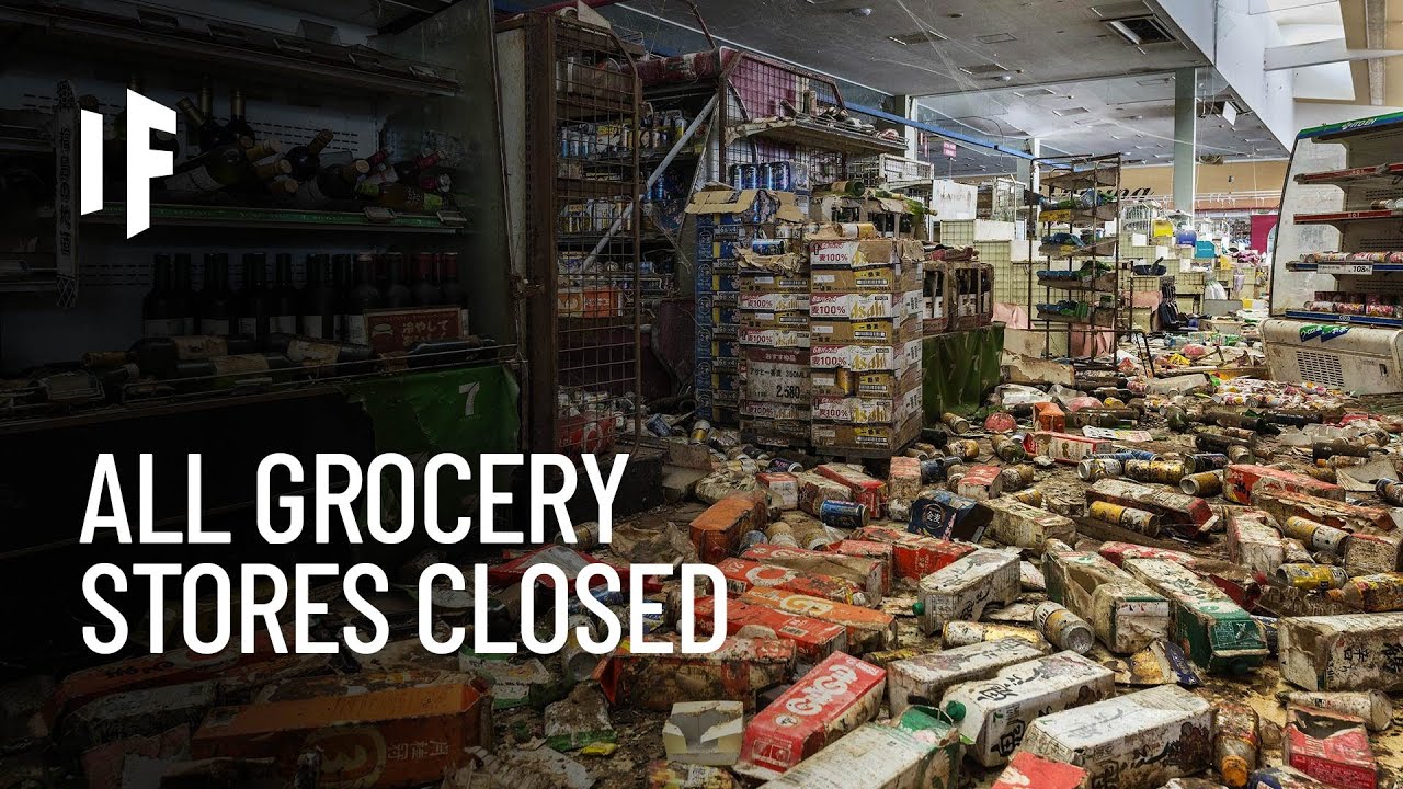 Imagine all supermarkets closing and survival challenges emerging