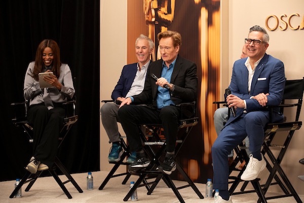 Conan O’Brien Breaks Down 2025 Oscars in Creative Team Press Conference