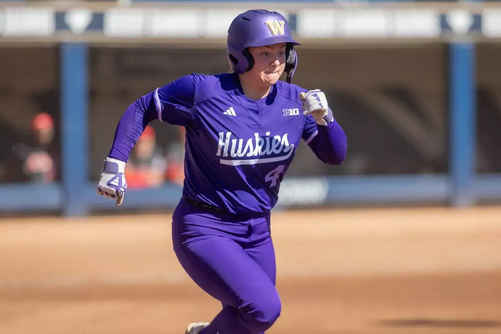 Jadyn Glab is turning into a star for Washington Softball