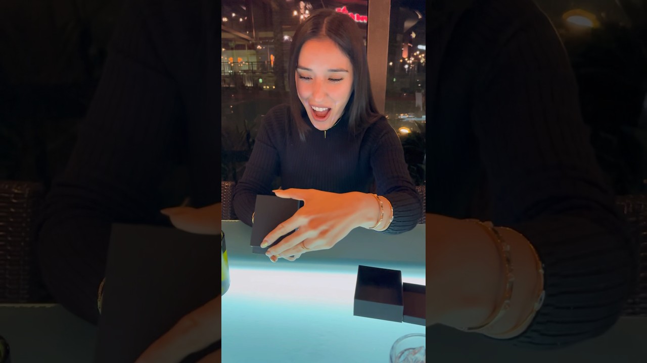 Husband surprises wife with stunning custom ring reveal