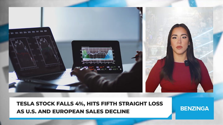 Tesla Stock Falls 4%, Hits Fifth Straight Loss as U.S. and European ...