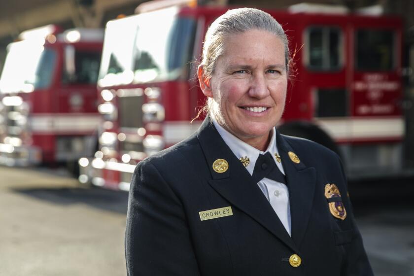 Former L.A. Fire Chief Kristin Crowley appeals her dismissal by Mayor ...