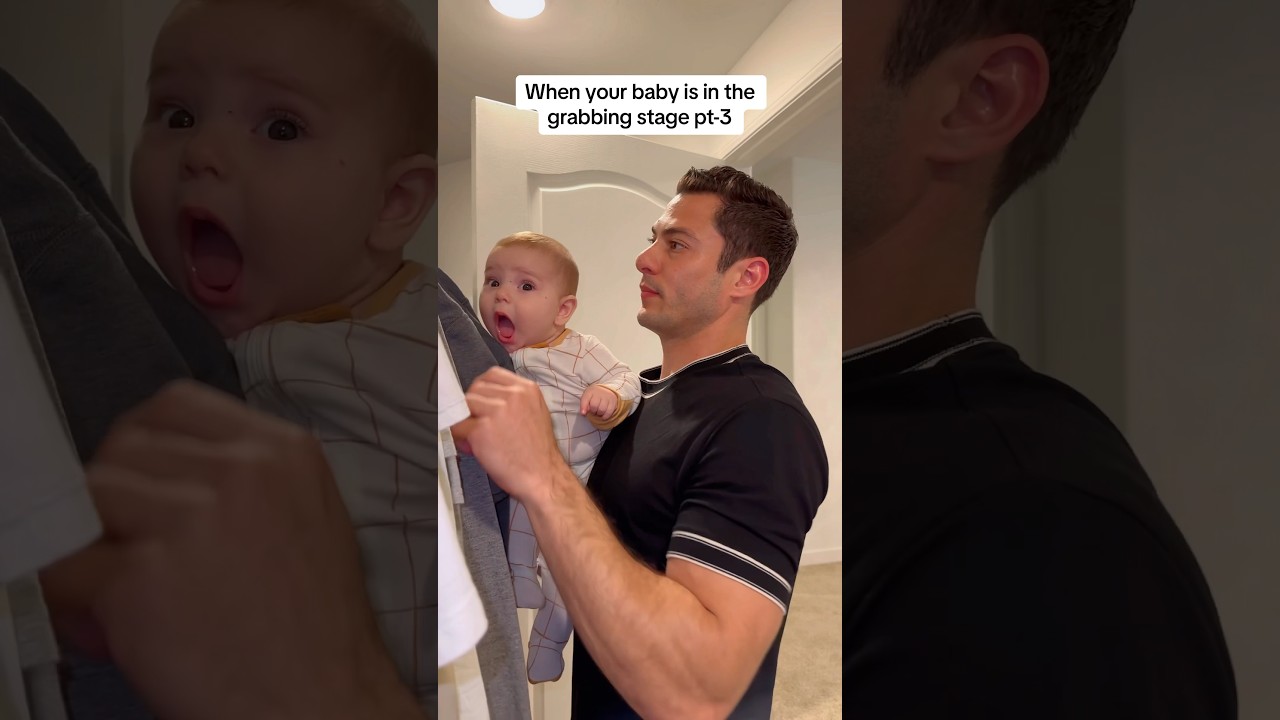 Baby Kade Trying to Eat the Clothes