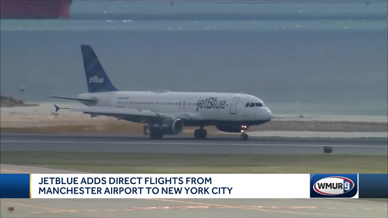 JetBlue adds direct flights from Manchester to New York City