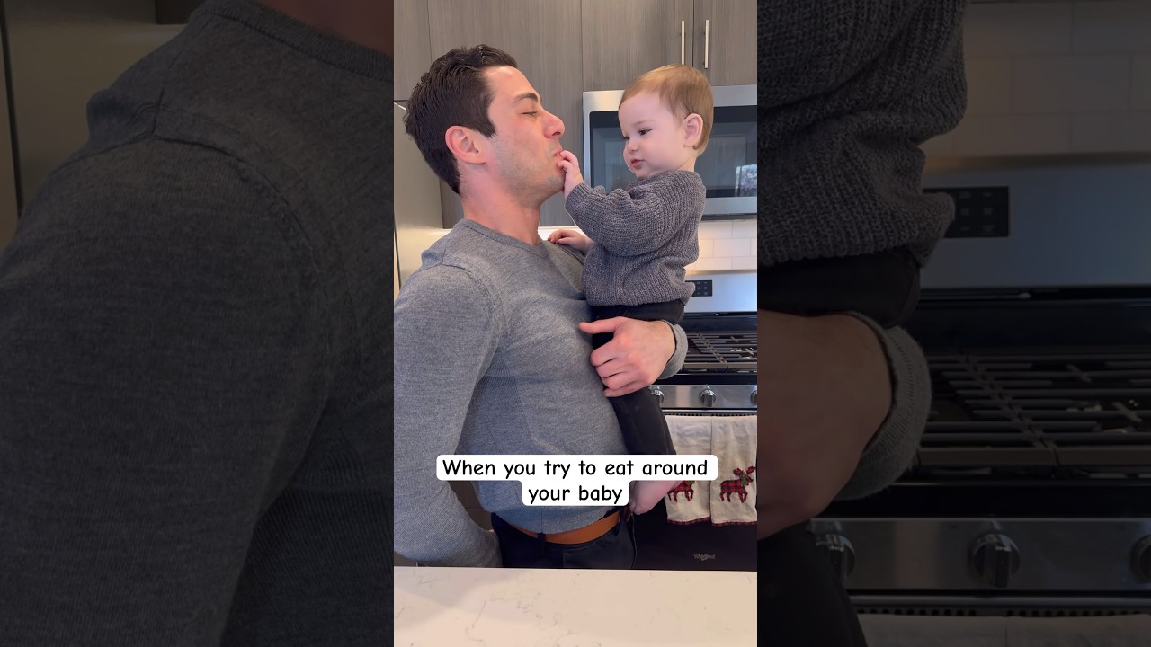 Trying to Eat While Baby’s Making a Mess—Good Luck!