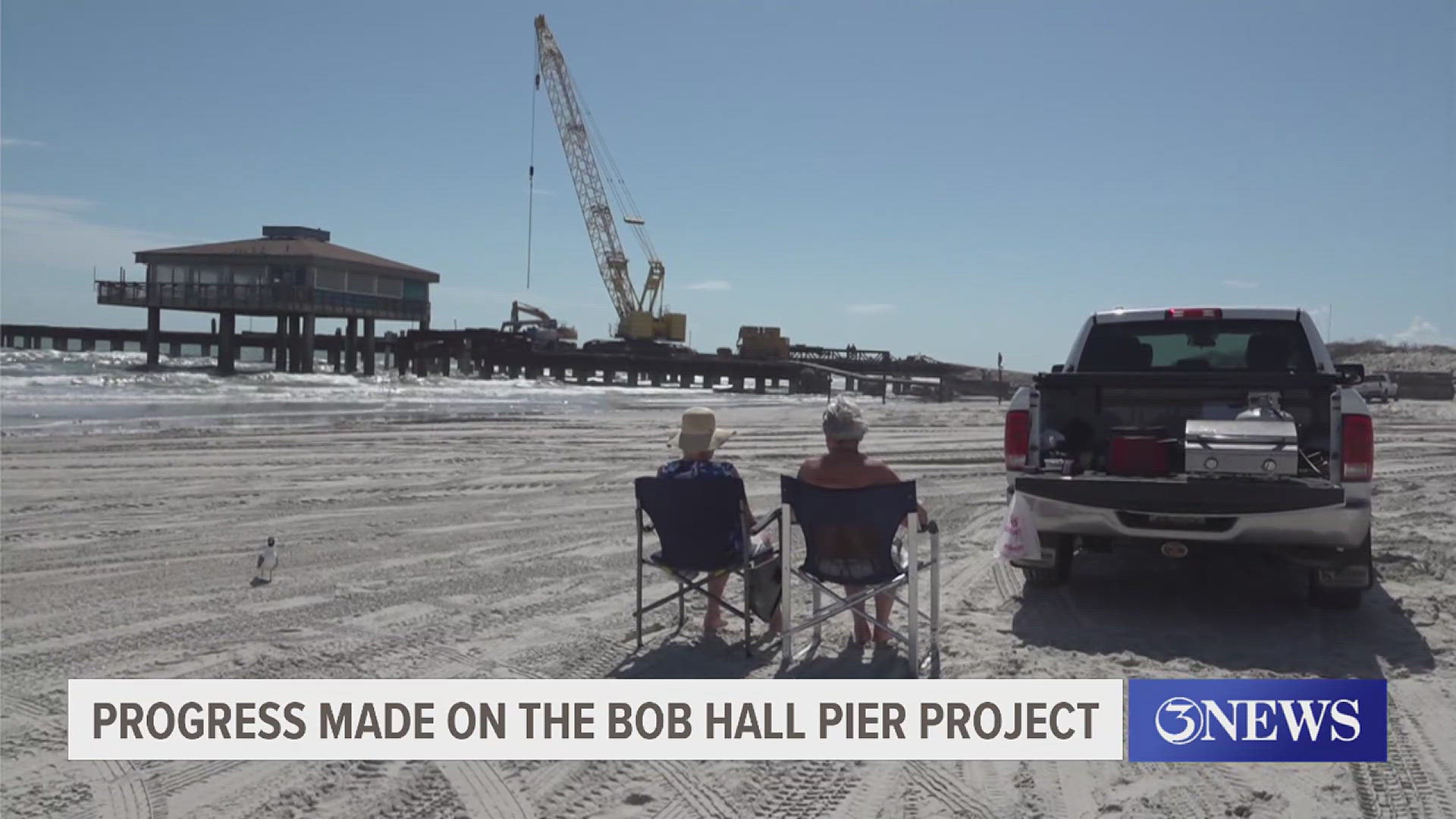 Progress made on the Bob Hall Pier Project