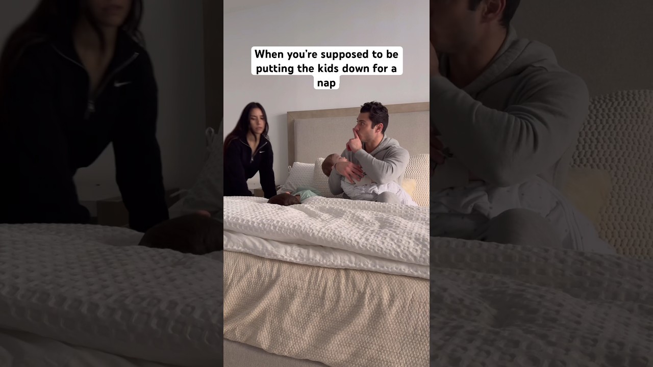 Dad gets caught playing when kids should be sleeping instead