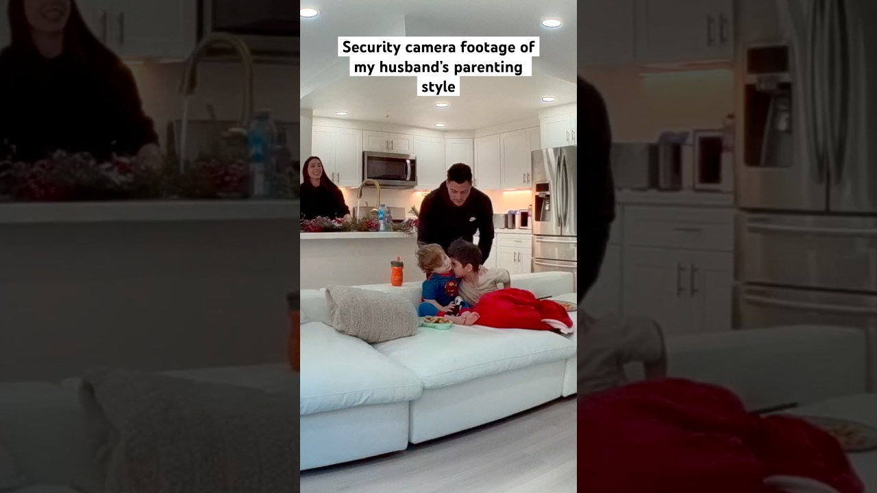 Dad Loving and Correcting His Sons